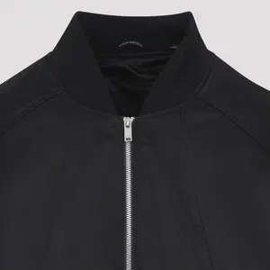 Moose Knuckles Long Sleeve Bomber Jacket With Hood