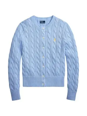 Polo Ralph Lauren Polo Ralph Lauren Cable Knit Cardigan Light Blue