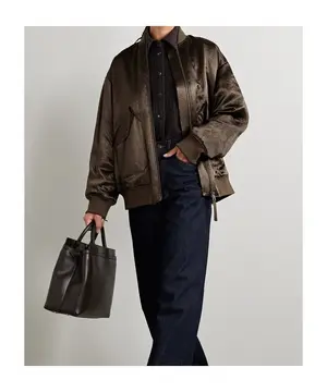 Max Mara Long-sleeved Bomber Jacket