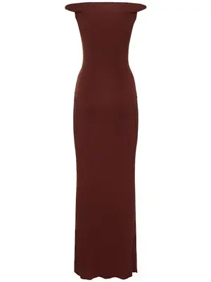 AYA MUSE Silk Viscose Fiber Long Dress