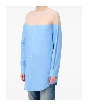 MAISON MARGIELA Panelled Long Sleeve Shirt