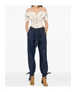 VIVIENNE WESTWOOD Draped Detail Cardigan - White