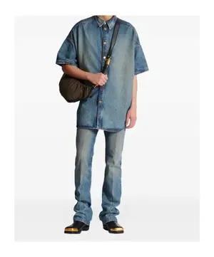 Balmain Buttoned Short-sleeve Shirt