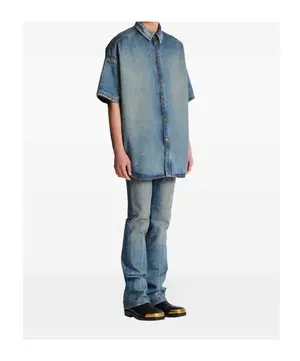Balmain Buttoned Short-sleeve Shirt