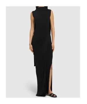 AYA MUSE Sleeveless Silk Viscose Maxi Dress With Side Slits