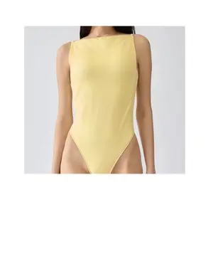 Jacquemus The Sole Swimsuit - Yellow