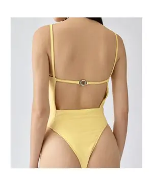 Jacquemus The Sole Swimsuit - Yellow