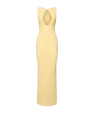 AYA MUSE Sleeveless Cutout Maxi Dress