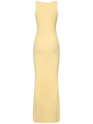 AYA MUSE Sleeveless Cutout Maxi Dress