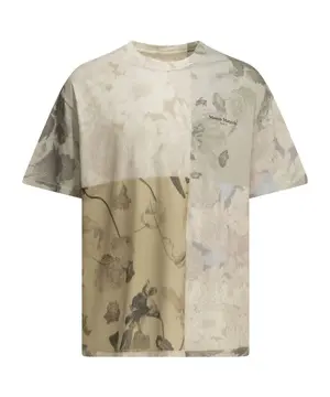 MAISON MARGIELA Patchwork Floral T-shirt - Beige