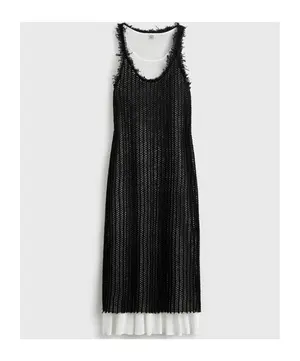 TOTEME Sleeveless Round Neck Midi Dress