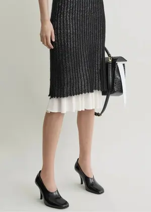 TOTEME Sleeveless Round Neck Midi Dress