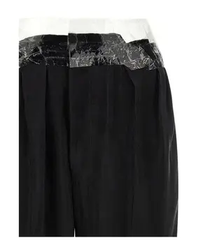 MAISON MARGIELA Pleated Straight-leg Trousers