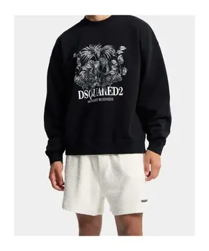Dsquared2 Monkey Business Relaxed Fit Crewneck