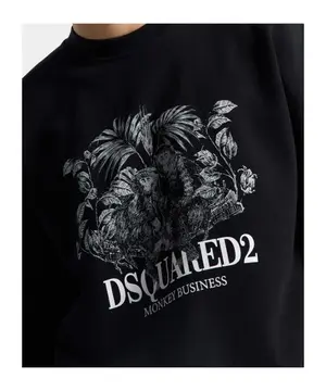Dsquared2 Monkey Business Relaxed Fit Crewneck
