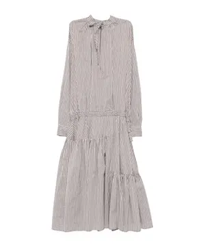 Dries Van Noten Tie Detailed Day Dresses