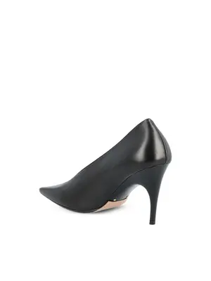 Balenciaga Asymmetric Heeled Pumps - Black