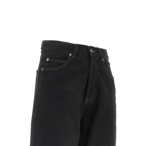 Saint Laurent Contrast Stitch Wide-leg Jeans