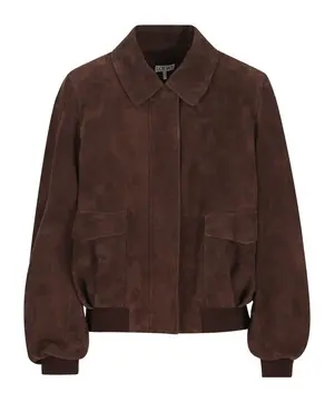 Loewe Flap-pocket Bomber Jacket - Brown