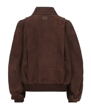 Loewe Flap-pocket Suede Bomber Jacket
