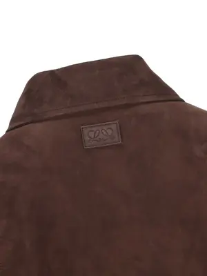 Loewe Flap-pocket Suede Bomber Jacket