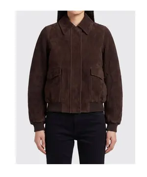 Loewe Flap-pocket Suede Bomber Jacket