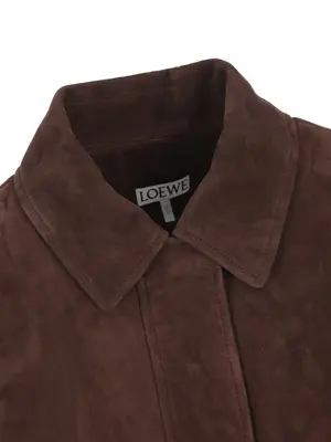 Loewe Flap-pocket Suede Bomber Jacket