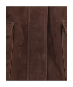 Loewe Flap-pocket Suede Bomber Jacket