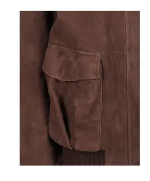Loewe Flap-pocket Suede Bomber Jacket