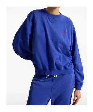 Polo Ralph Lauren Raglan Crewneck Sweatshirt - Blue