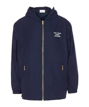 Drole De Monsieur Long-sleeved Zip-up Sweatshirt - No