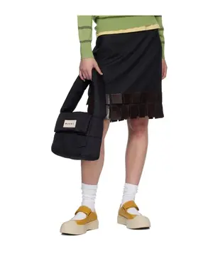 Marni Mary Jane Round-toe Sneakers With Rubber Cap Toe And Platform Sole