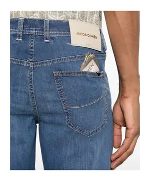 Jacob Cohen Denim Shorts With Belt Loops