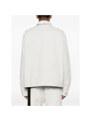 Rick Owens Zipped Jacket - White