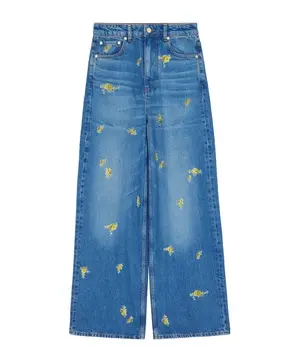 Ganni Printed Jeans For Women