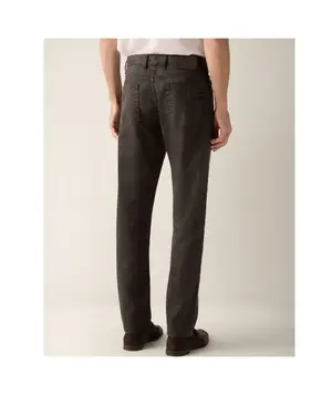 Zegna Roccia Slim Straight Jeans - Brown