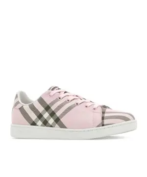 Burberry Checked Low-top Sneakers - Multicolor