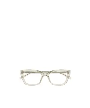 Saint Laurent Full Rim Eyeglasses - White