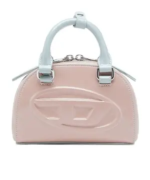 DIESEL® 1dr Dome Embossed Crossbody Bag - Pink