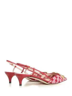 Valentino Garavani Vlogo Signature Slingback Pumps