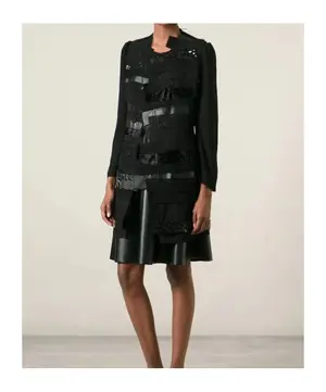 Junya Watanabe Single Breasted Blazer With Patchwork Design