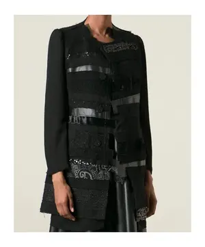 Junya Watanabe Single Breasted Blazer With Patchwork Design