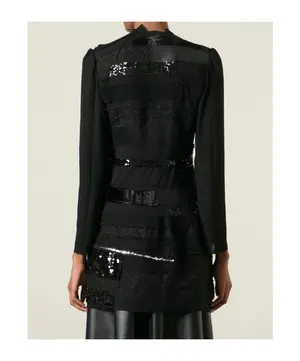 Junya Watanabe Single Breasted Blazer With Patchwork Design