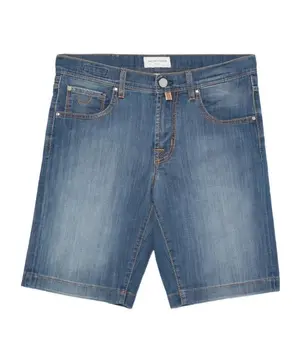 Jacob Cohen Denim Shorts With Belt Loops