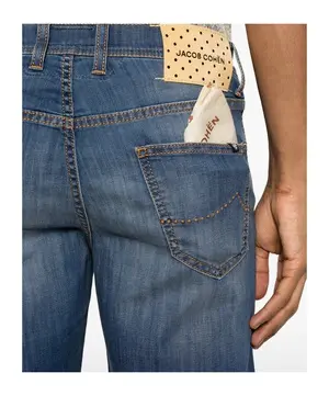 Jacob Cohen Denim Shorts With Belt Loops