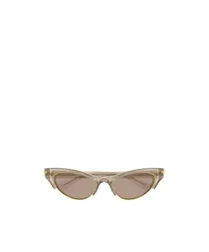 Bottega Veneta Bottega Veneta Cat Eye Frame Sunglasses Brown