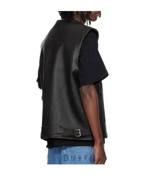 Alexander Wang Boxy Moto Vest