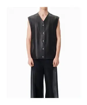 Alexander Wang Boxy Moto Vest