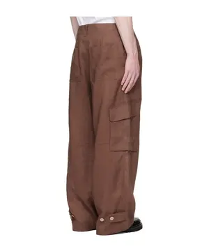 Marni Brown Cargo Trousers