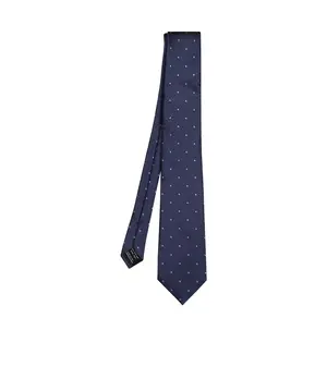 TOM FORD Pointed Neck Tie - Blue